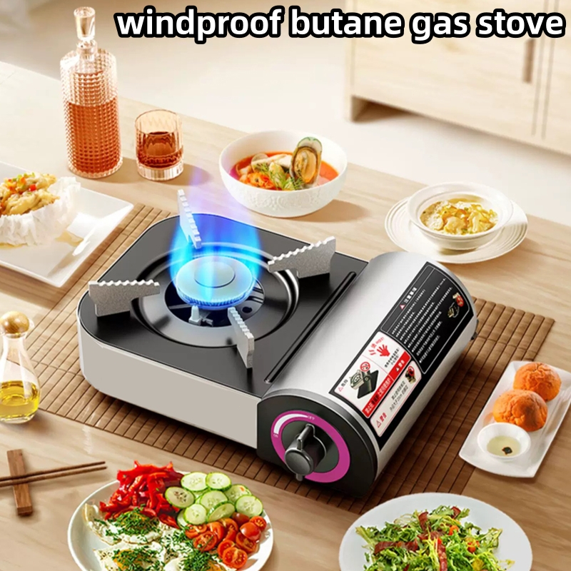windproof butane gas stove outdoor camping Portable Cassette Furnace ...