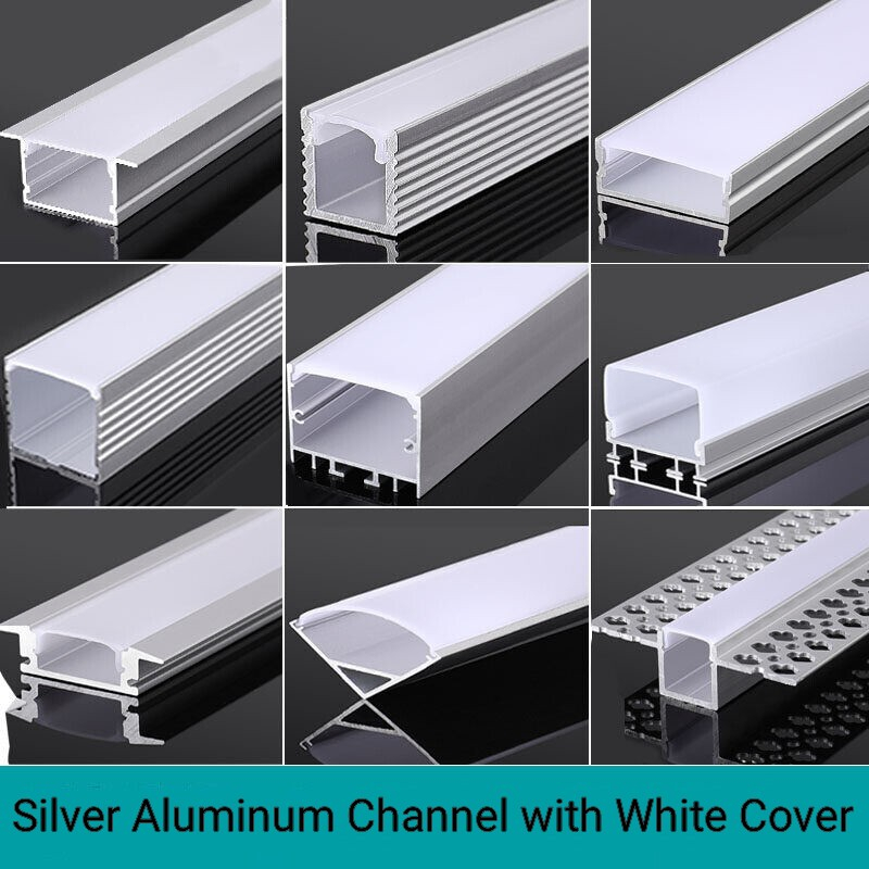 1m LED embedded line light aluminum profile card slot | Shopee Philippines