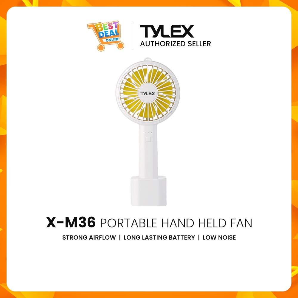 TYLEX X-M36 Portable Hand Held Rechargeable Mini Fan | Shopee Philippines