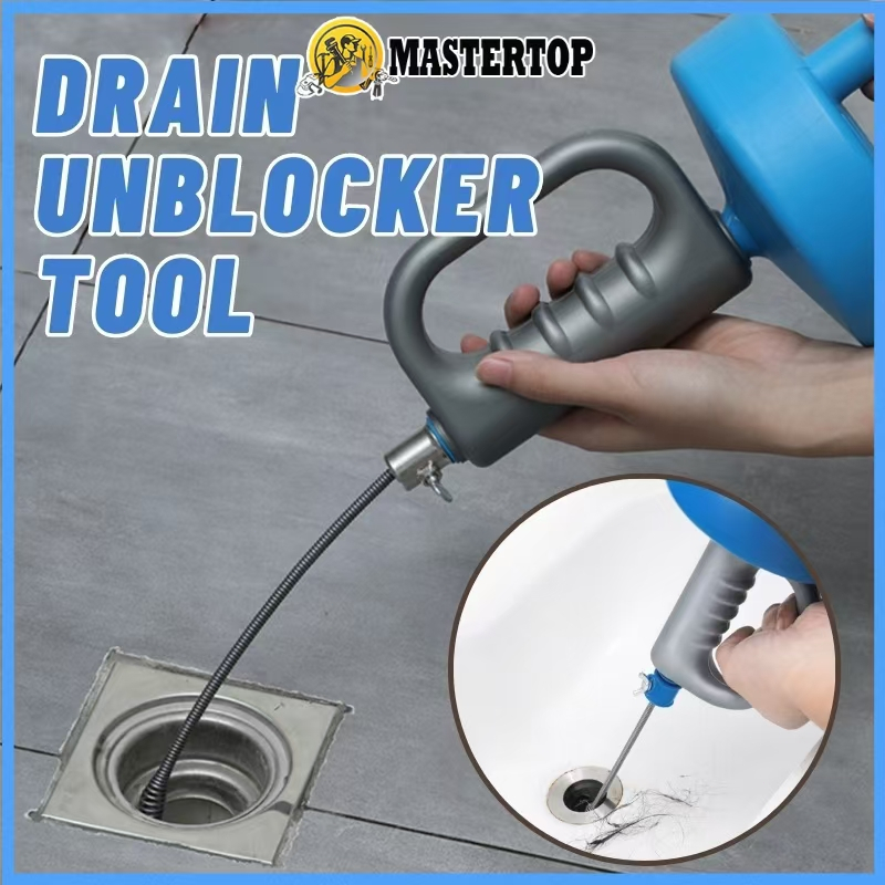 Drain Unblocker Tool Clog Remover Flexible Sewer Pumbling Sink Drain ...