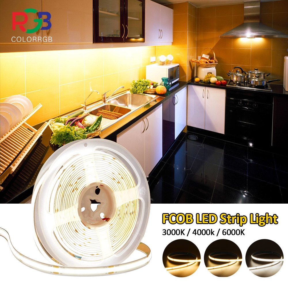 FCOB LED Strip Light LED High Density Flexible FCOB Led Light Linear ...