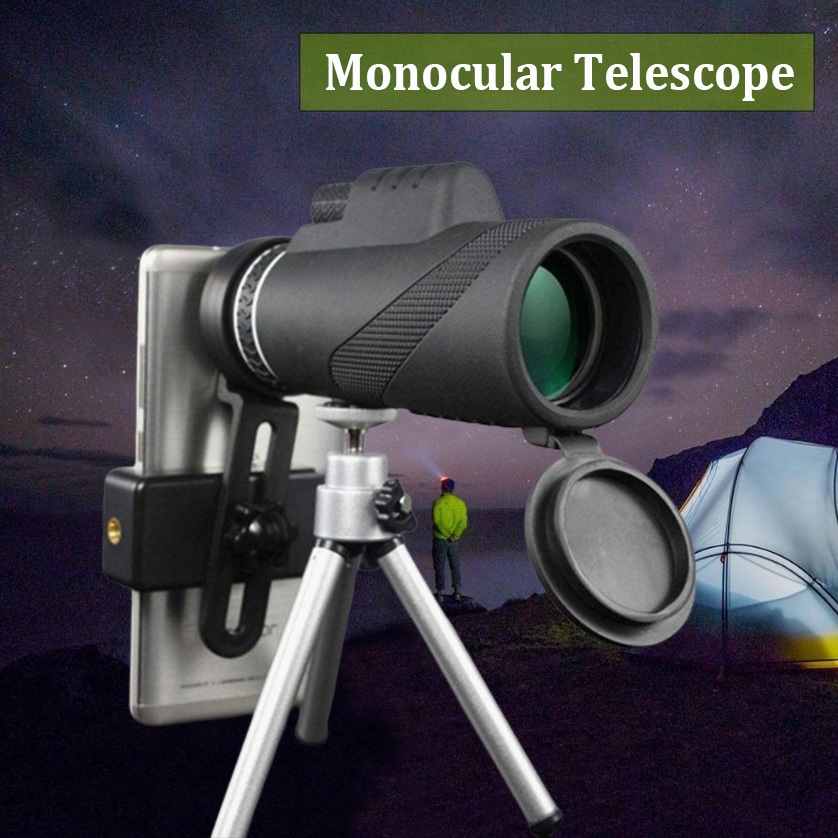 Monocular 40x60 ultra HD night vision zoom lens binoculars for cell ...