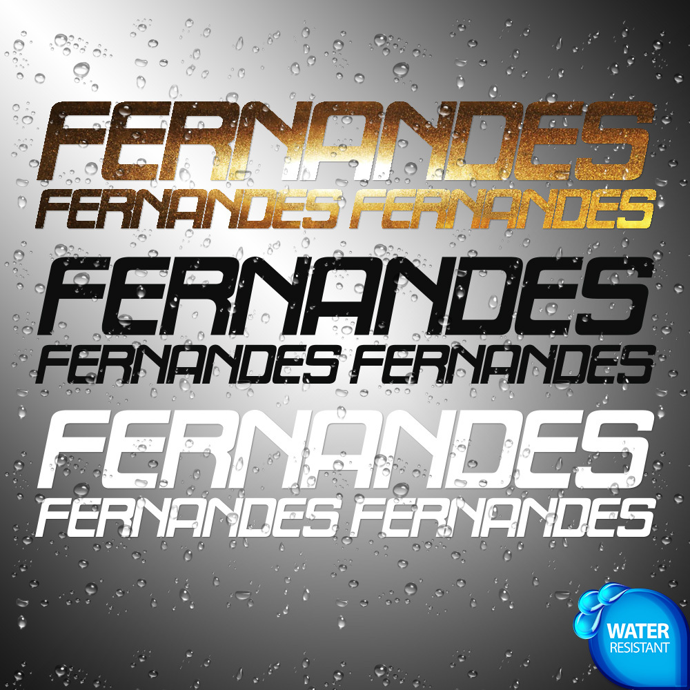3X Fernandes guitars Sticker | Weather proof die-cut Decals | Cut-out ...