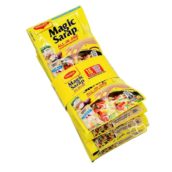 Maggi Magic Sarap All-in-One Seasoning Granules 8g - Pack of 16/ginisa ...