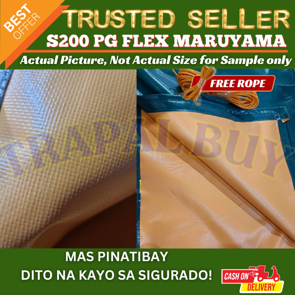 4FT X 6FT S200 MARUYAMA MAS MAKAPAL MAS MATIBAY TOLDA LONA TRAPAL ...