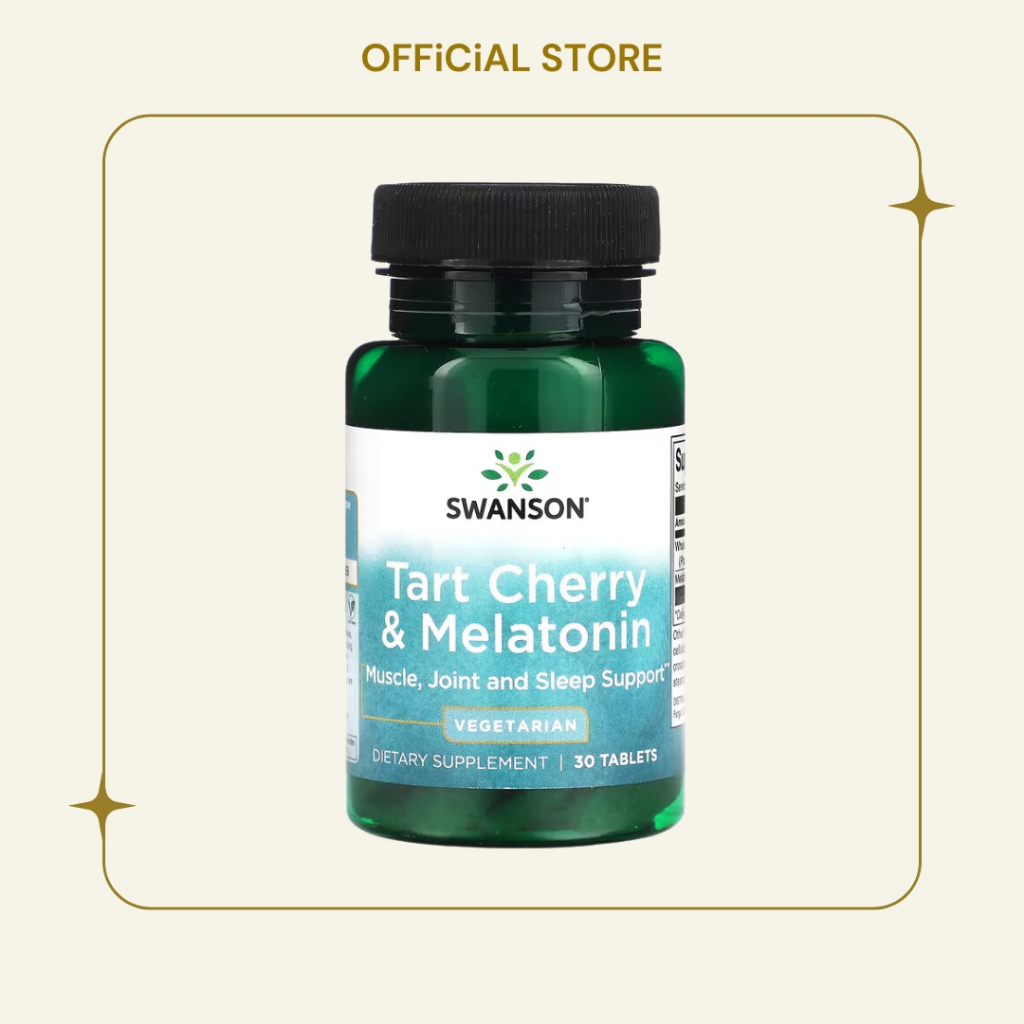 Swanson, Tart Cherry & Melatonin, 30 Tablets | Shopee Philippines