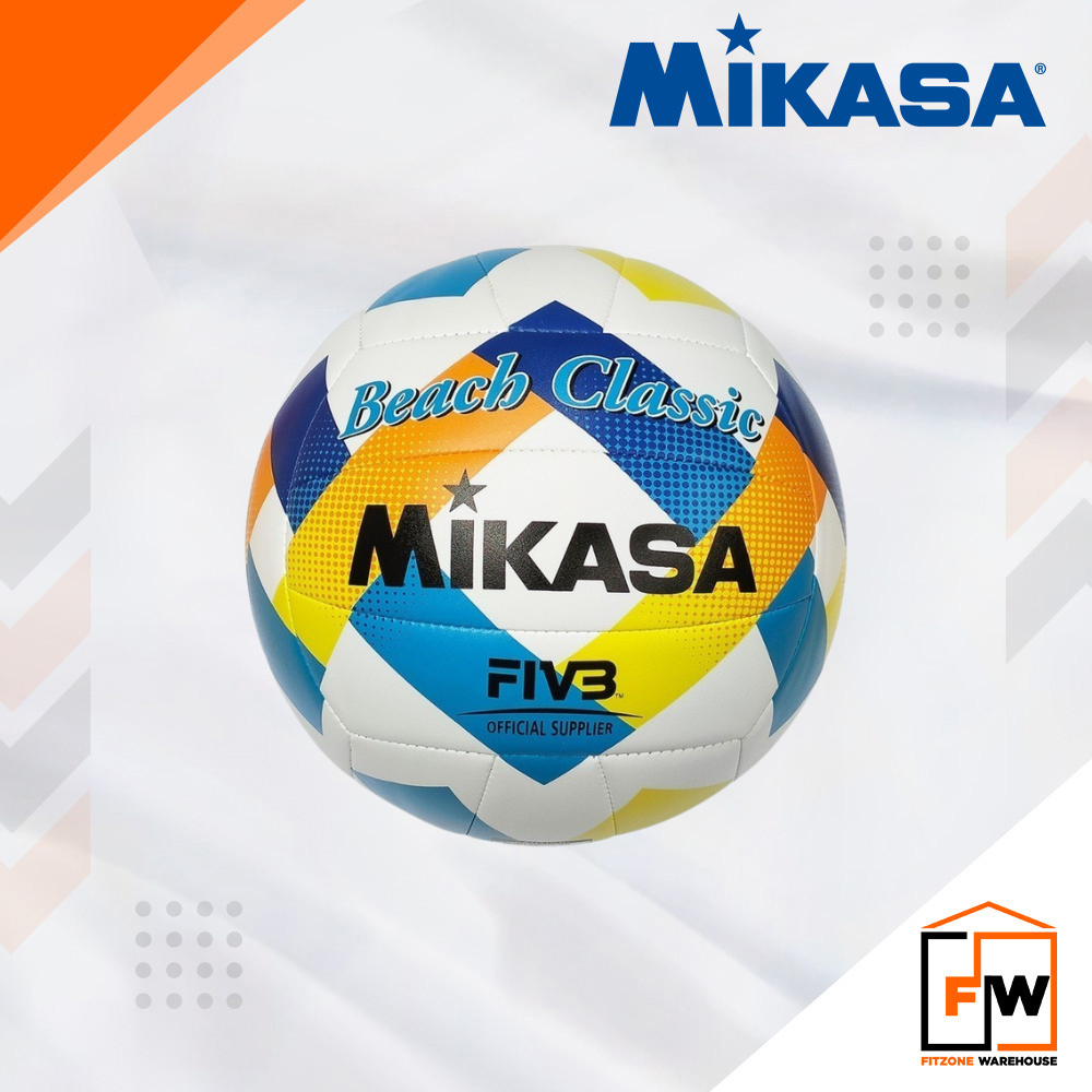 Mikasa BV543C-VXA-Y FIVB Beach Volleyball Soft Stitched and Water ...