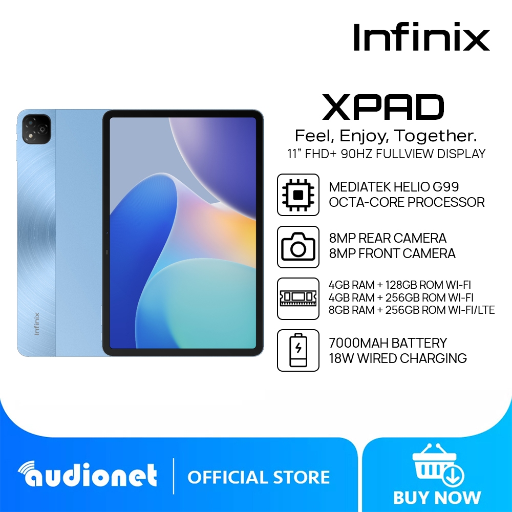 Infinix XPAD Tablet | 4GB+128GB/4GB+256GB Wi-Fi / 8GB+256GB Wi-Fi + LTE ...