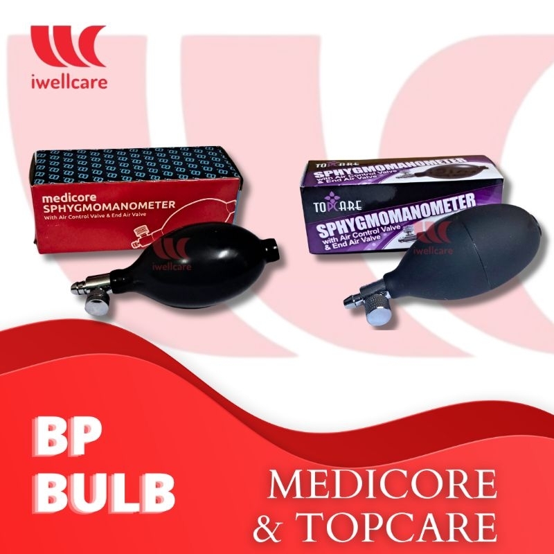 BP BULB W/AIRFLOW CONTROL , MEDICORE & TOPCARE | Shopee Philippines