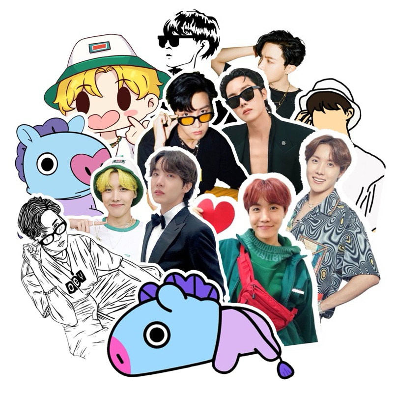 BTS Jung Ho-seok JHOPE KPOP Sticker Pack (35pcs) | Shopee Philippines