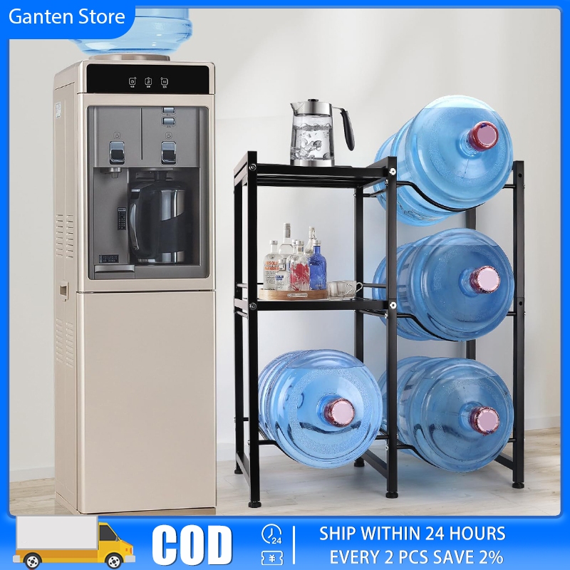 Water Gallon Rack Water Dispenser Stand 3 Layer Rack Multilayer Kitchen ...