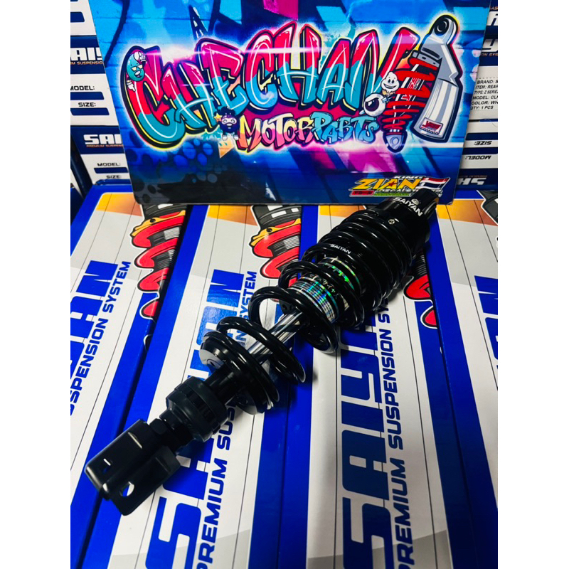 SAIYAN REAR SHOCK ADJUSTABLE REBOUND MIO BEAT CLICK SKYDRIVE 300MM ...