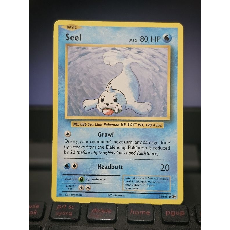 Seel - 28/108 - CommonXY: Evolutions Singles | Shopee Philippines