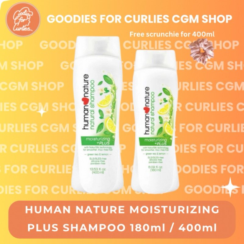 Human Nature Moisturizing Plus Shampoo With Green Tea And Lemon Not CGM ...