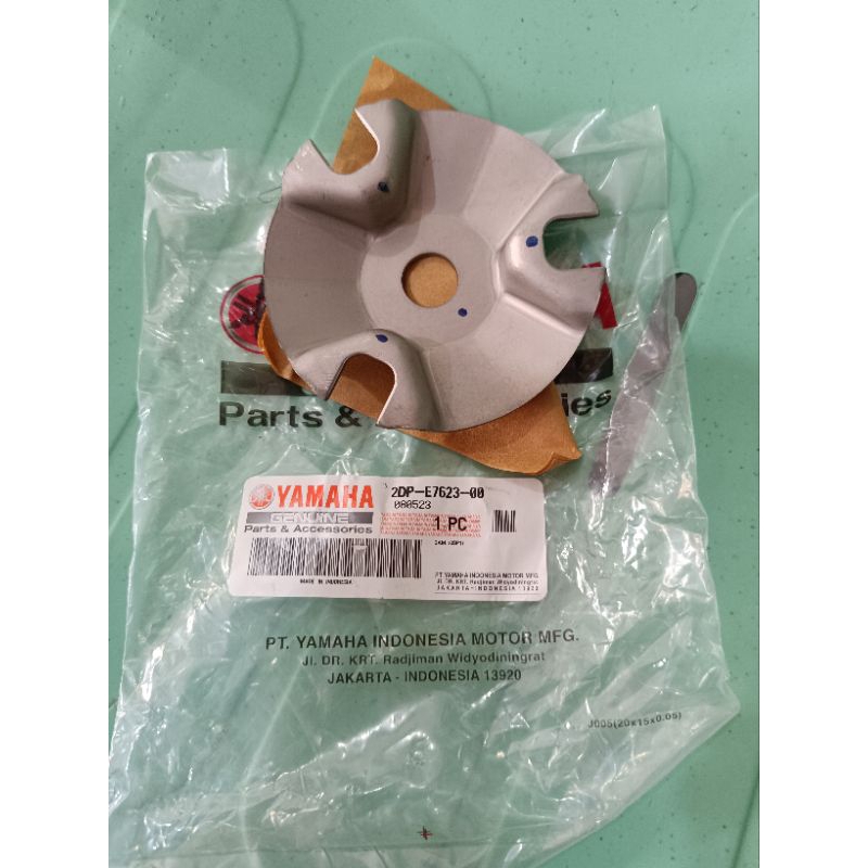 PULLEY BACK PLATE NMAX V1 V2/ AEROX V1 V2 YAMAHA GENUINE (2DP-E7623-00) | Shopee Philippines