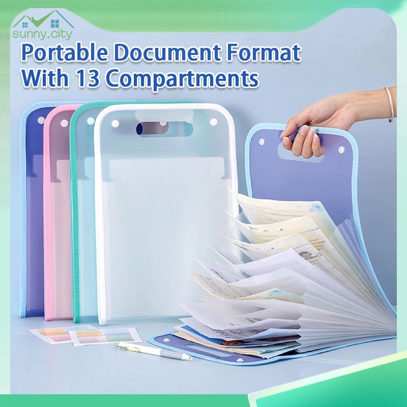 Folder File Organizer Document Storage 13 Layer Multi-layer Expanding ...