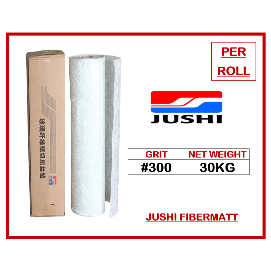 JUSHI FIBERMATT PER ROLL 300 GRIT (30KG) | Shopee Philippines