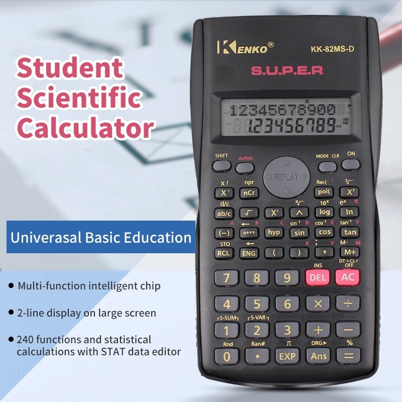 KIM KK82MS Scientific Calculator for Students Multifunction Calculator ...