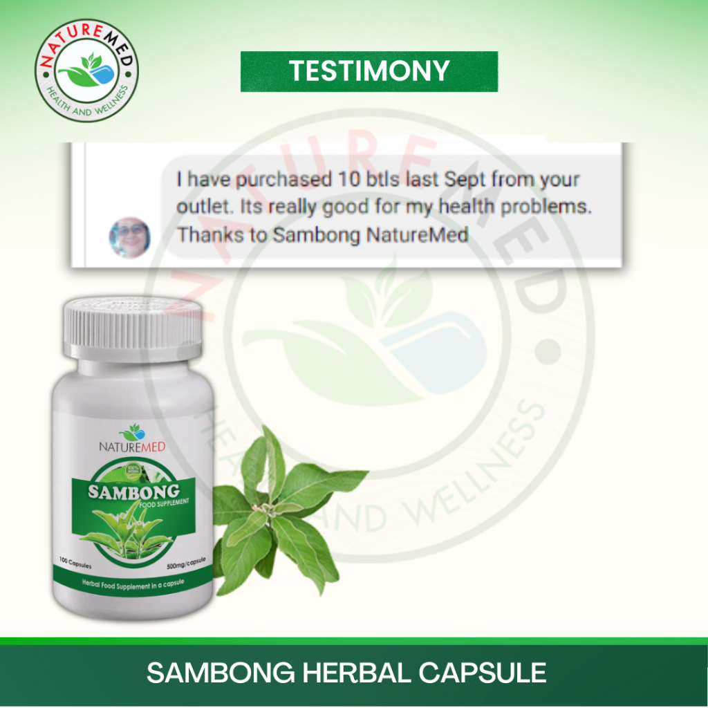 Sambong Capsule | 100 Capsules/Bottle | 3 Bottles | Shopee Philippines