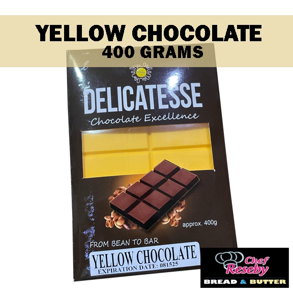 Yellow Chocolate Color Bar Delicatesse (400 Grams) | Shopee Philippines