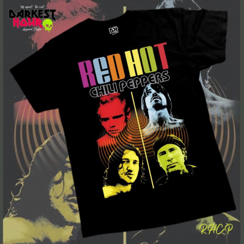 Red Hot Chili Pepper Band Shirt / Music Band / Halftone / Darkest Hour ...