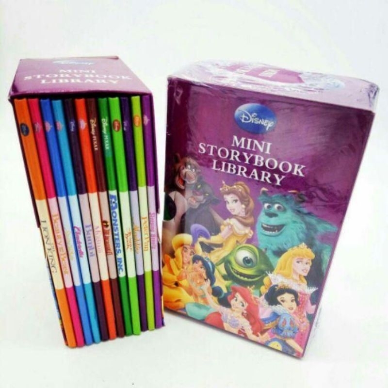 Mini Disney story Book /12in1 Small story Book | Shopee Philippines