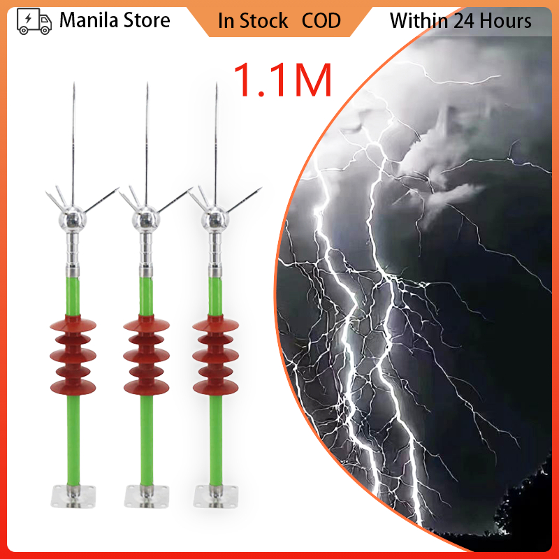 Upgrade Lightning Rod Insulated Lightning Arrester Outdoor Lightning ...