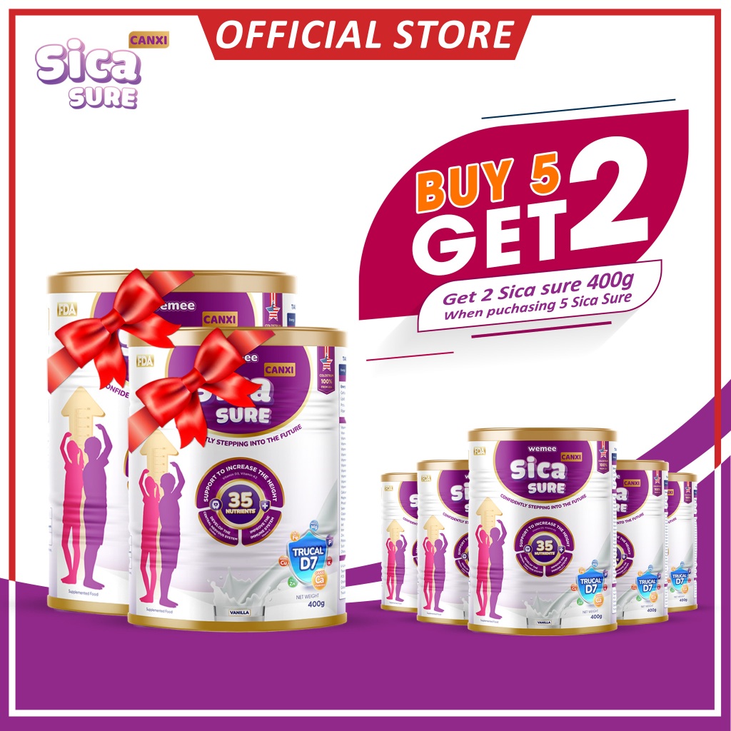 Buy 5 get 2 Sica sure Canxi supplement, increase height for children ...