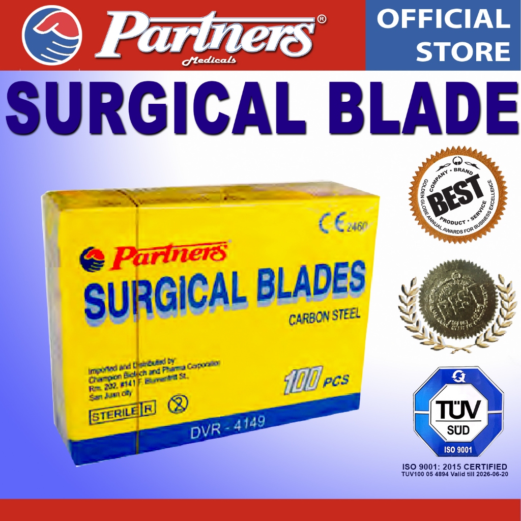 Partners Surgical Blade #21 (100pcs) | Shopee Philippines