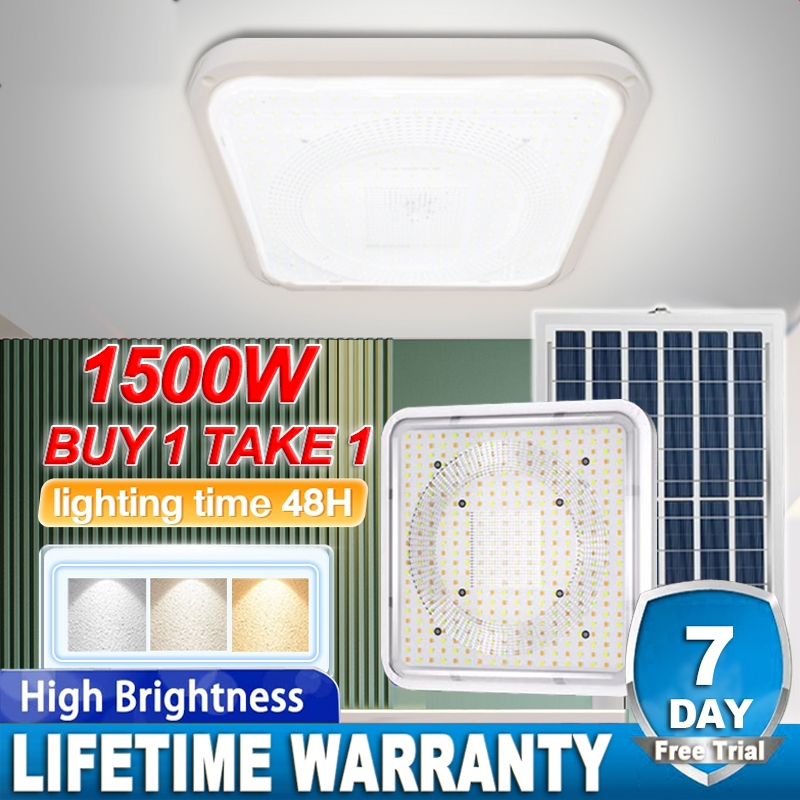 solar ceiling light solar light outdoor waterproof 3 way colors Solar ...