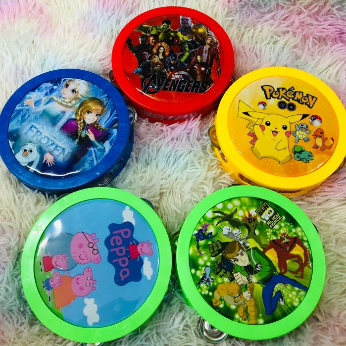 HAIDEE NEW COD Honcer Toys Character Tambourine toy/Musical instrument Tambourine toy . | Shopee ...