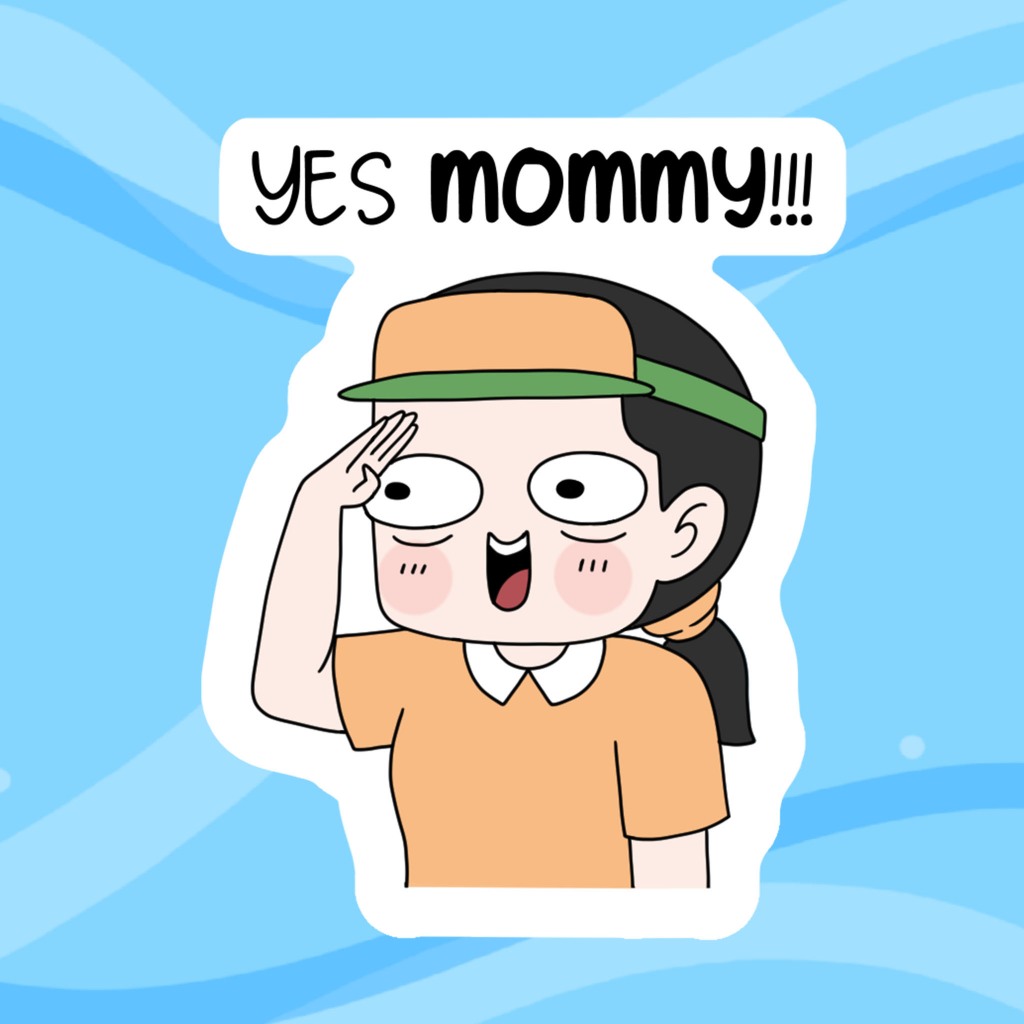SSKAIT Evelyn Waterproof funny multoserye mood die cut sticker - Yes ...