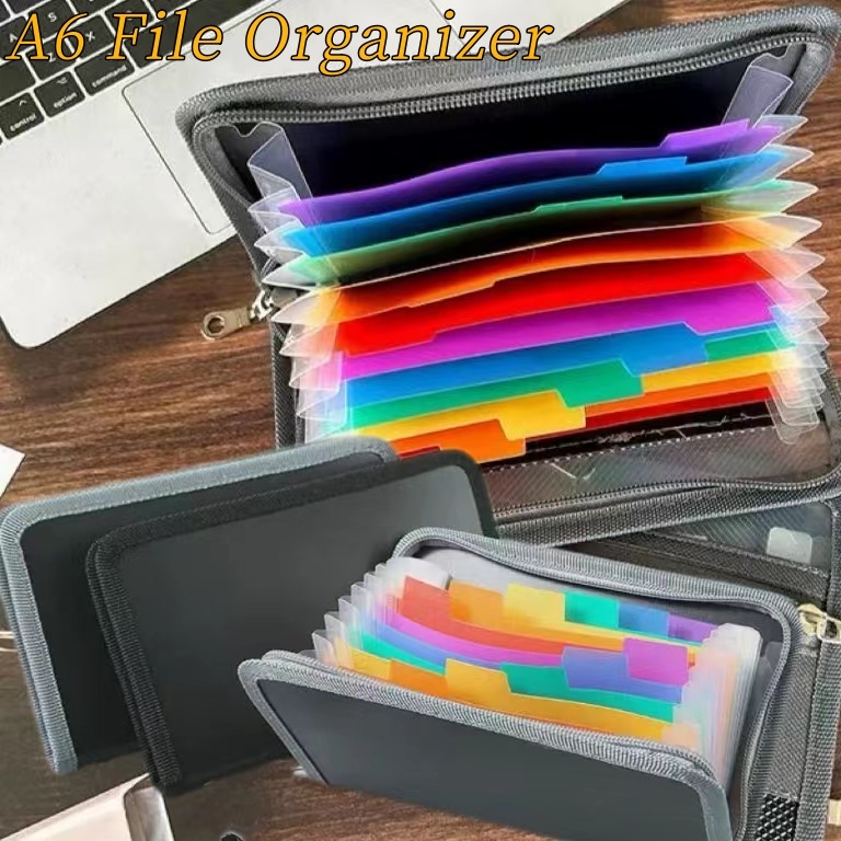 A6 File Organizer Document Organizer Expanding File Folder Organizer ...