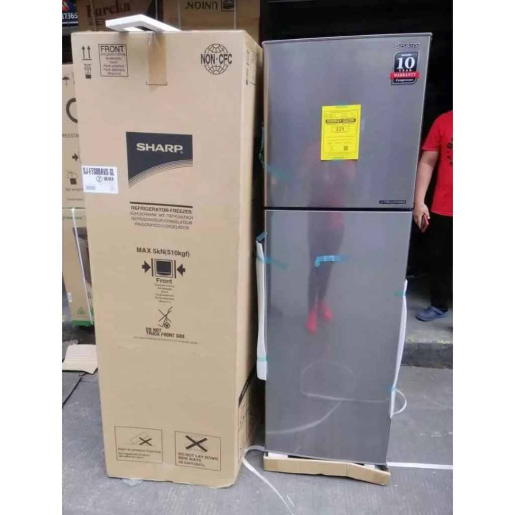 Brand original New Sharp 7.5 CU FT 2 DOOR INVERTER REFRIGERATOR | Shopee Philippines