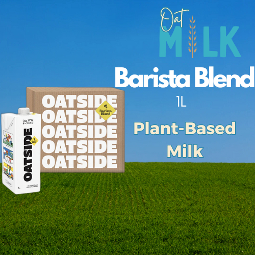 OATSIDE Barista Blend Oat Milk 1L x 6 & 200ml x 6 Pocket Packs - Plant ...