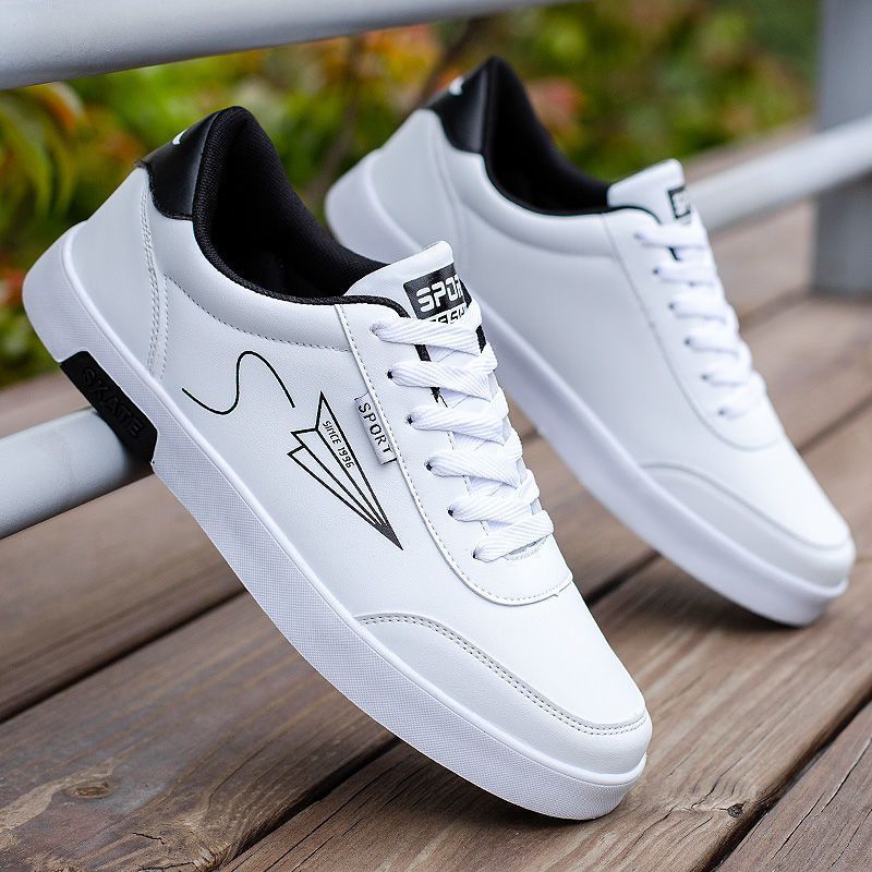 Men's Casual Shoes White Color Sneakers Sport Shoes For Men Slip On ...
