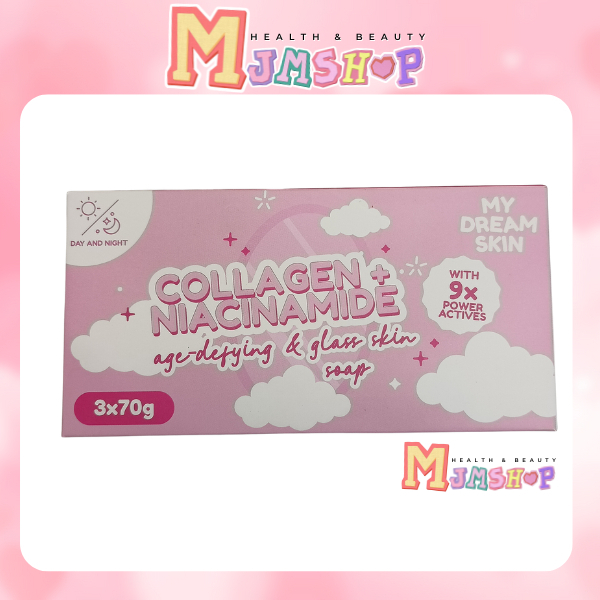 Collagen Niacinamide Soap 1box Bleaching Intense Whitening soap ...
