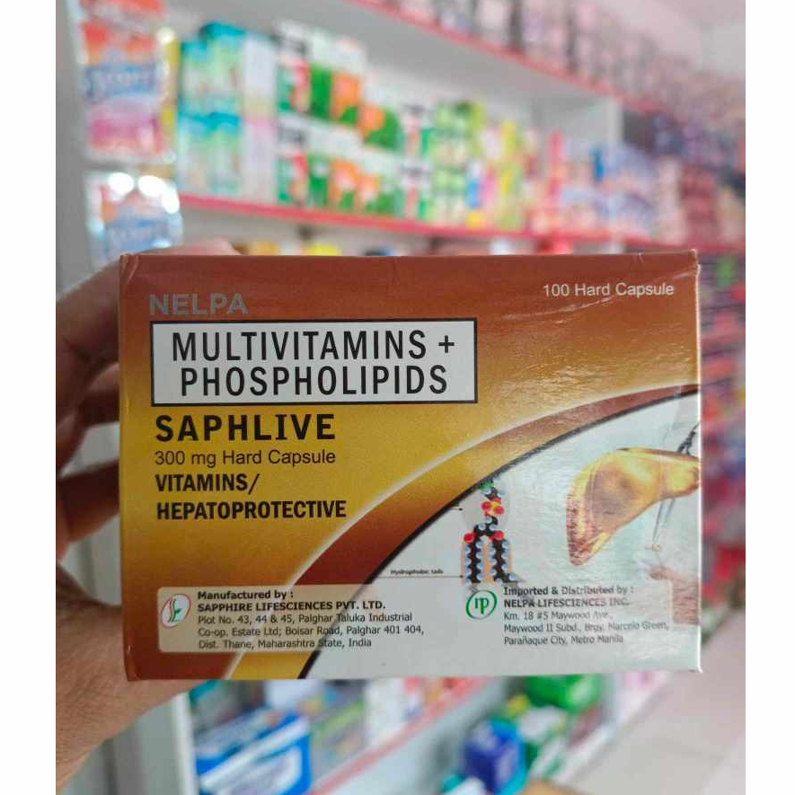 Saphlive Multivitamins + Phospholipids 300mg 100 Hard Capsule | Shopee ...