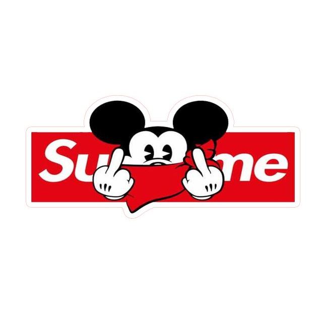 SUPREME BART HELLO KITTY VINYL STICKER WATERPROOF HIGH QUALITY ...