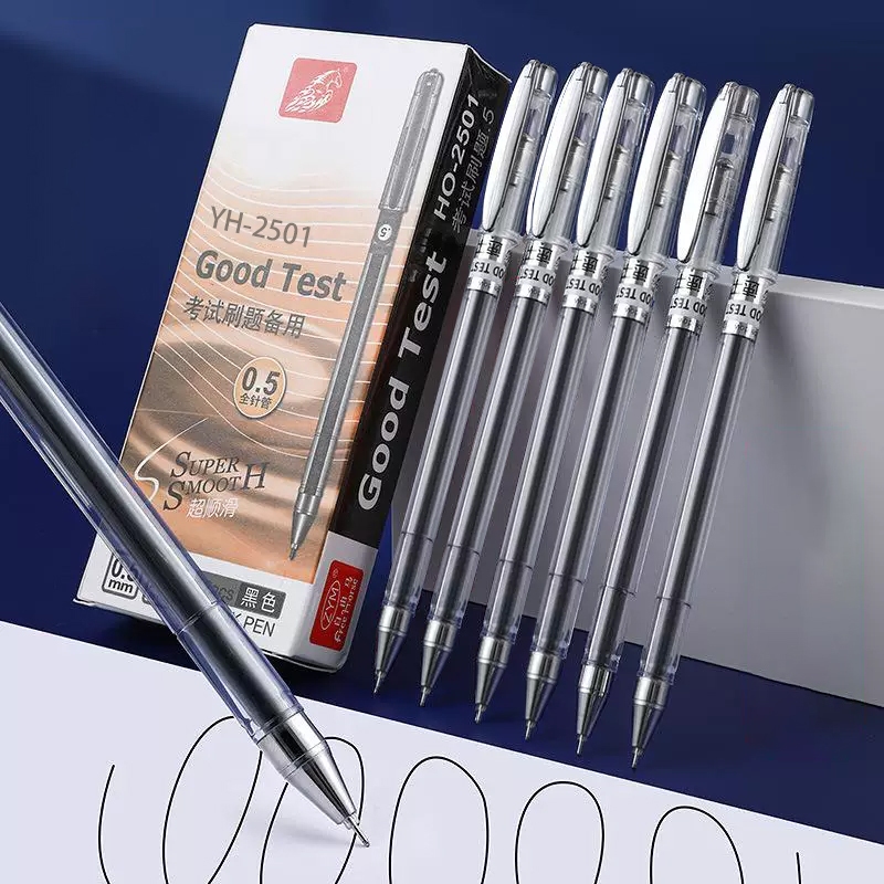 Yiheng Test Good Black Gel pen (12pcs) school office Stationery quick ...