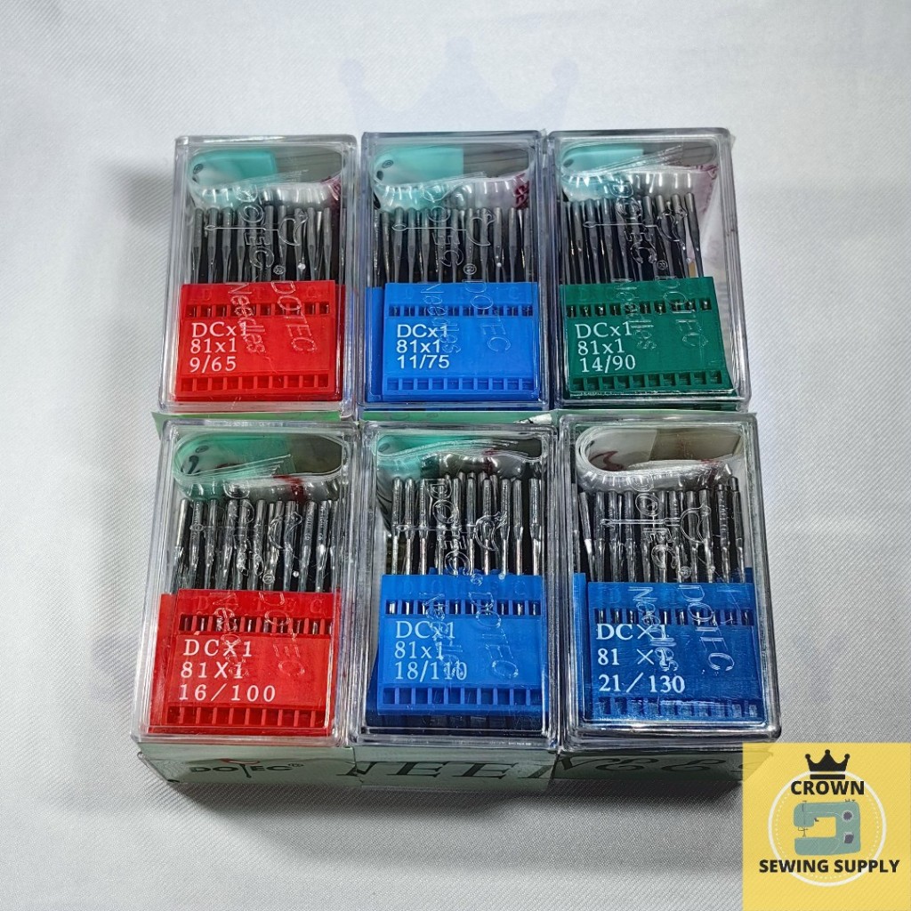 DOTEC Sewing Needles DCX1 for Overlock Industrial Sewing Machines ...
