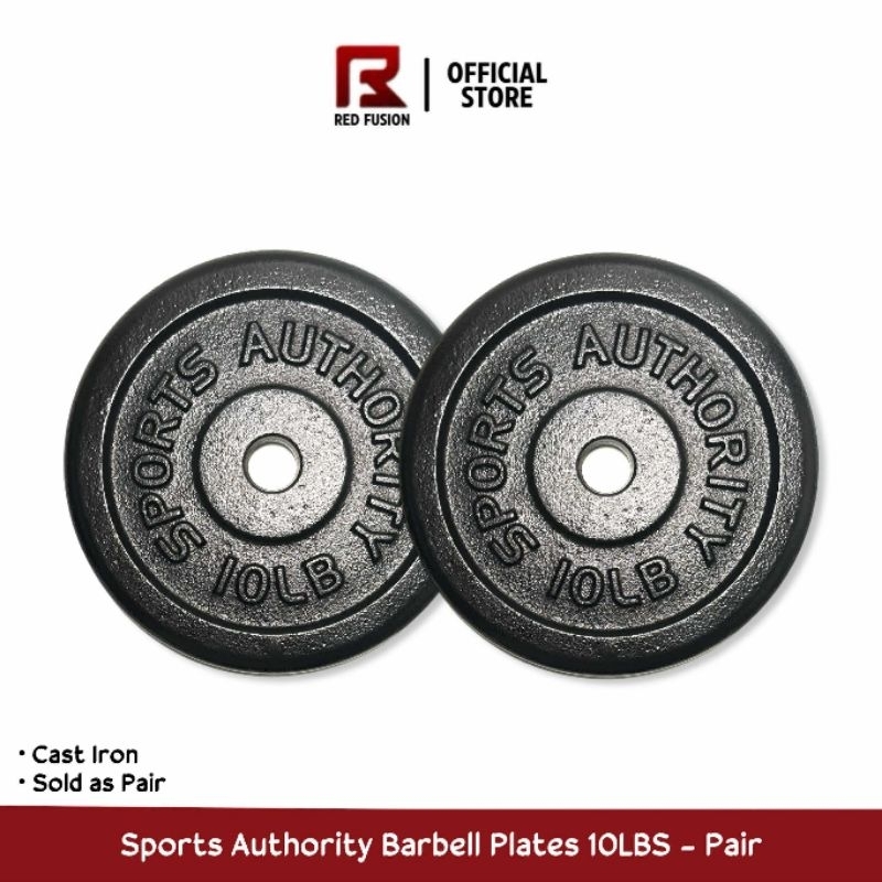 Sports Authority Plates 10LBS Plates (Pair) SA-10 | Shopee Philippines