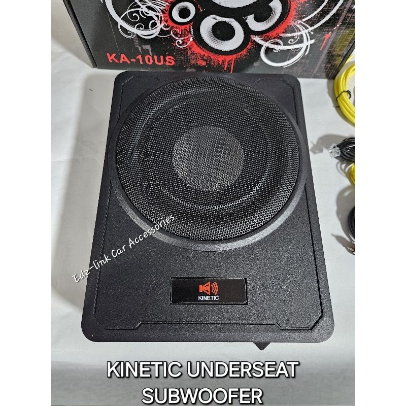 KINETIC 550W Slim Underseat Subwoofer KA-10US | Shopee Philippines