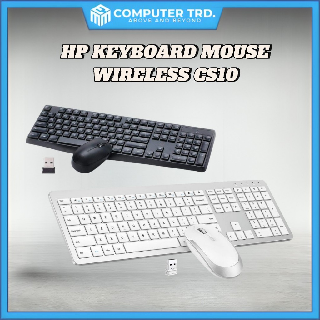 HP Wireless CS10 Keyboard Mouse | Shopee Philippines