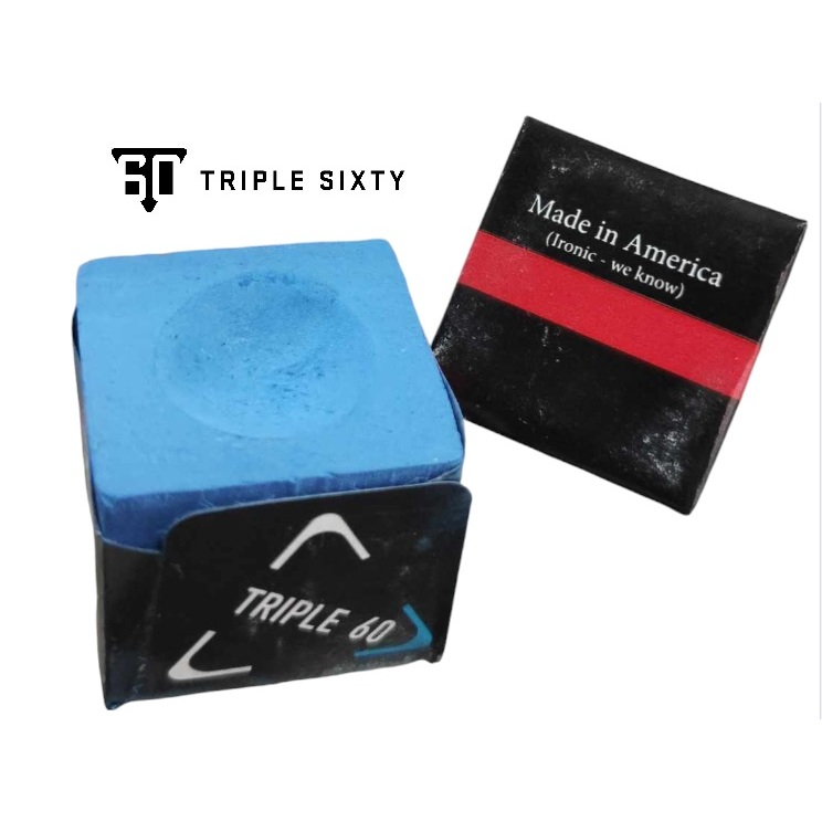 Triple 60 Billiard Chalk Tisa ng bilyar 1 piece Made in USA | Shopee ...