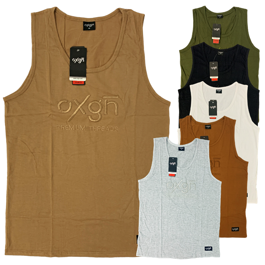 MD007 Branded Overrun Cotton Sando for Men Logo Embroidered | Shopee ...