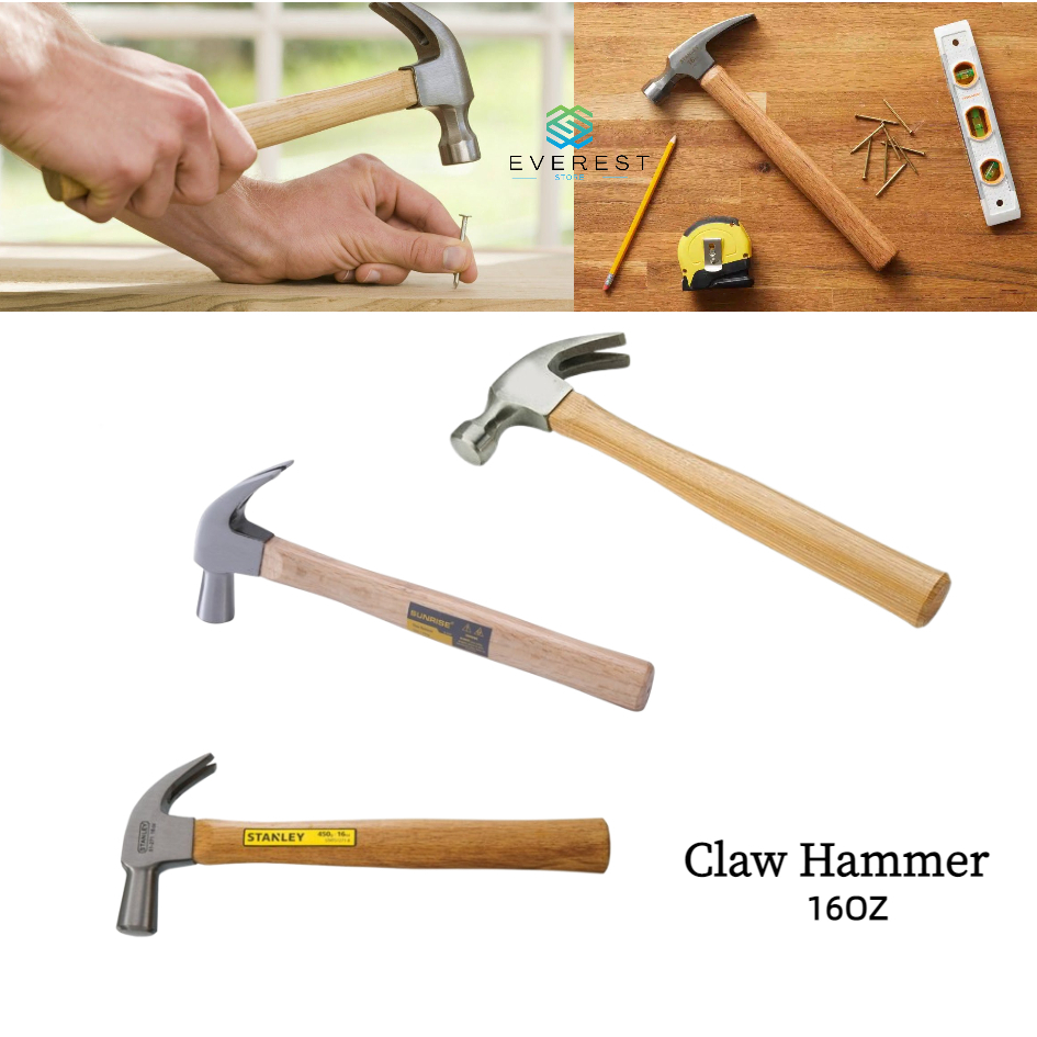 STANLEY Wood Hammer CANNON Claw Hammer (450G/16OZ) | Shopee Philippines