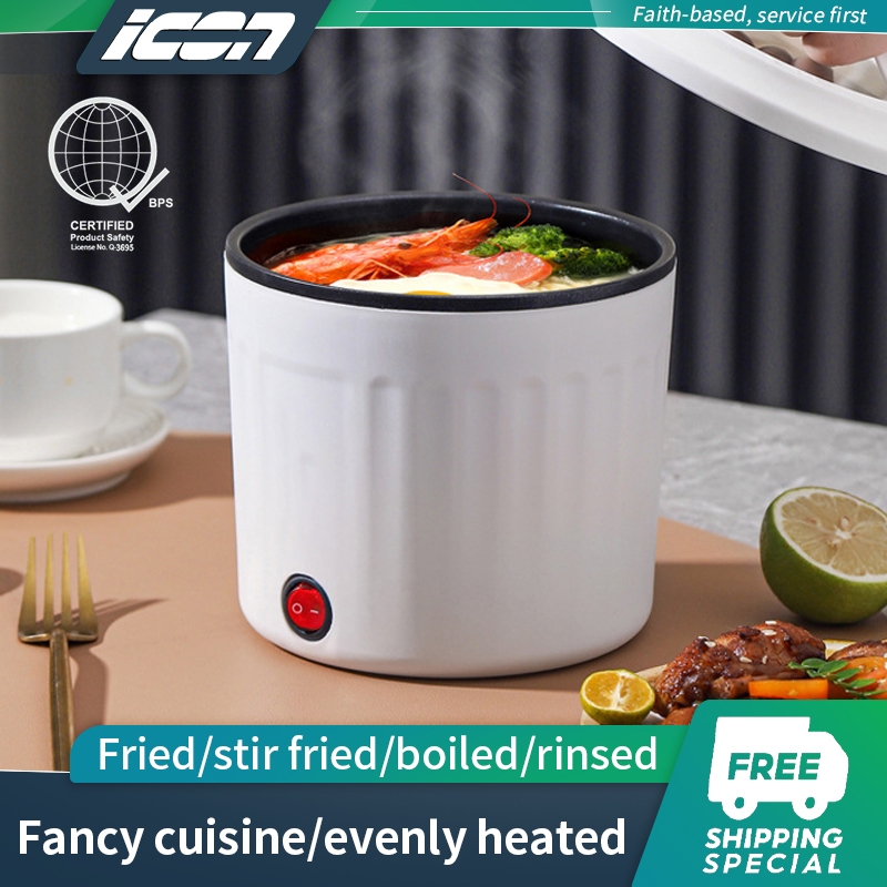ICON Mini Rice Cooker With Steamer Small Non Stick Hot Pot ...