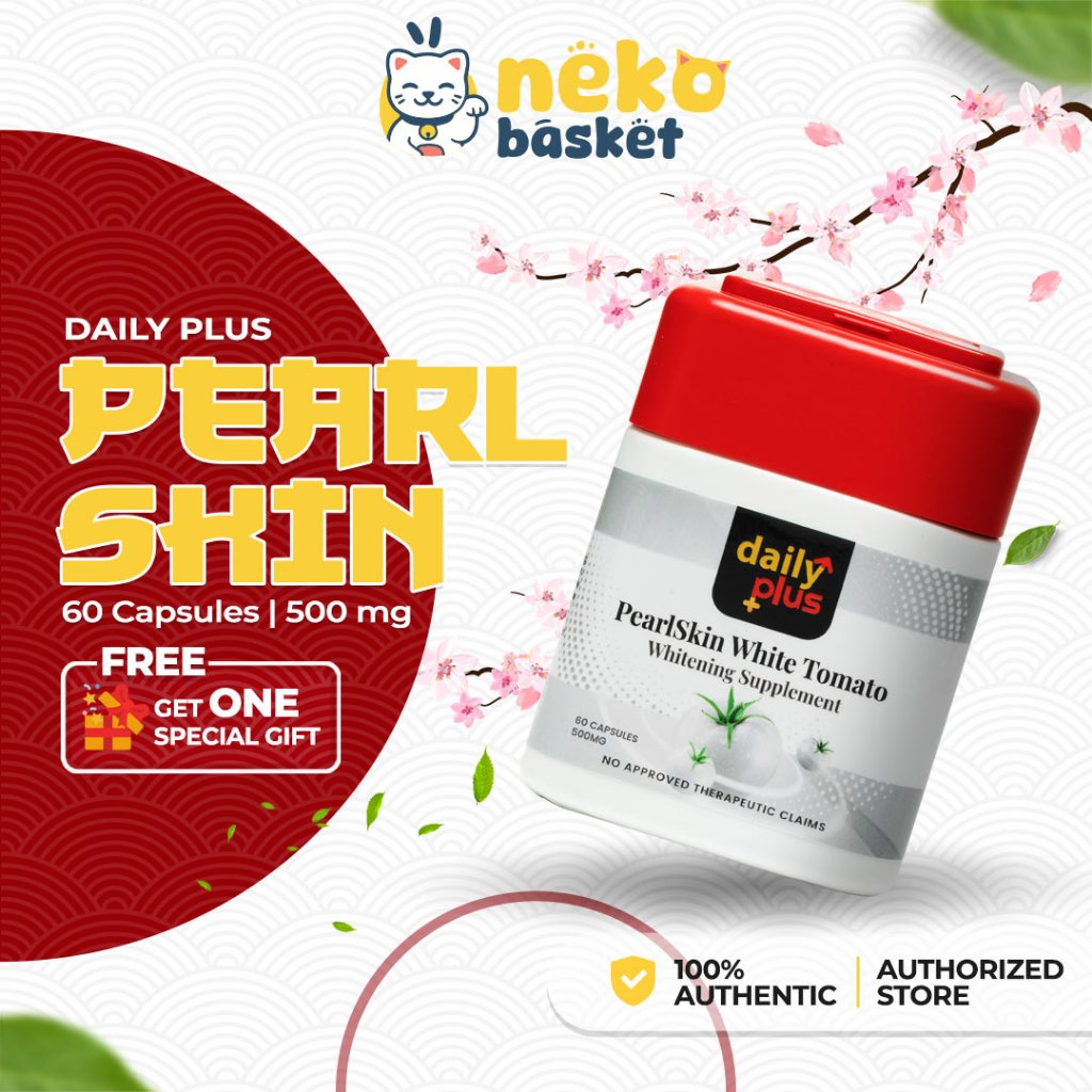 Daily Plus PearlSkin White Tomato Supplement | Shopee Philippines