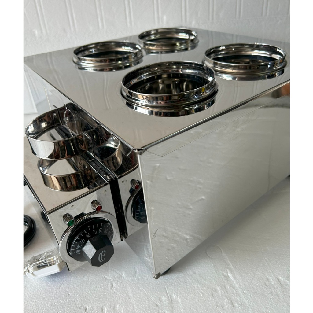 4 hole spoon and fork heater caddy with timer | Shopee Philippines